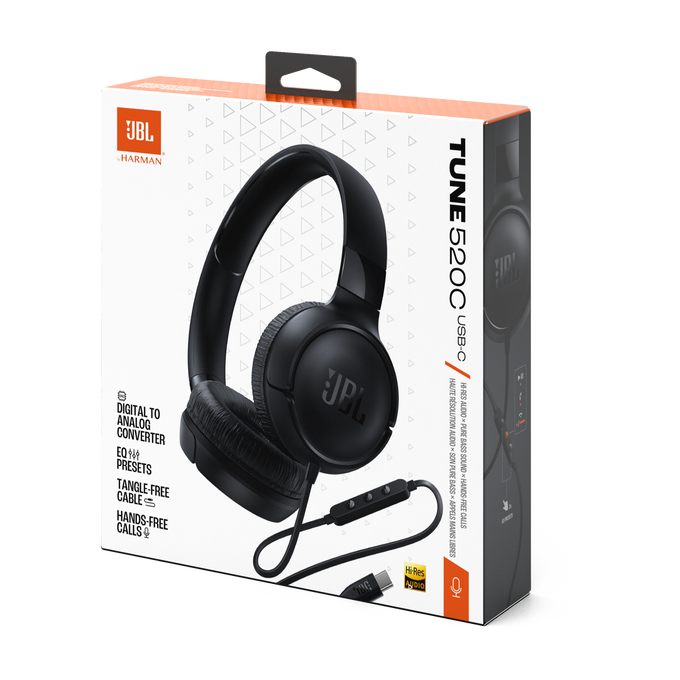 JBL Tune 520C USB-C | Hi-Res wired on-ear headphones
