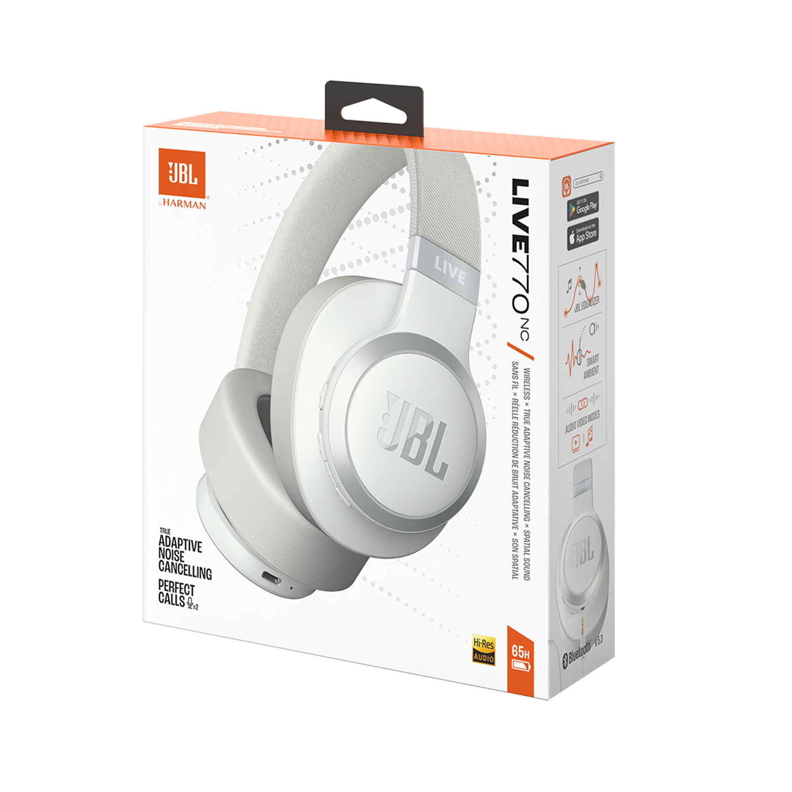 JBL Live 770NC | Wireless Over-Ear Headphones with True Adaptive Noise ...