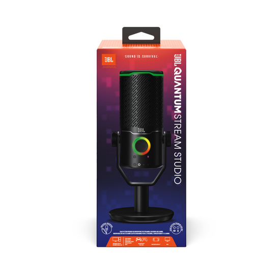 JBL Quantum Stream Studio | Quad pattern premium USB microphone for ...