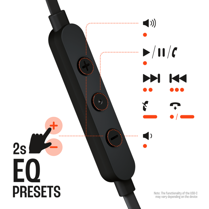 JBL Tune 305C USB | Wired Hi-Res Earbud Headphones