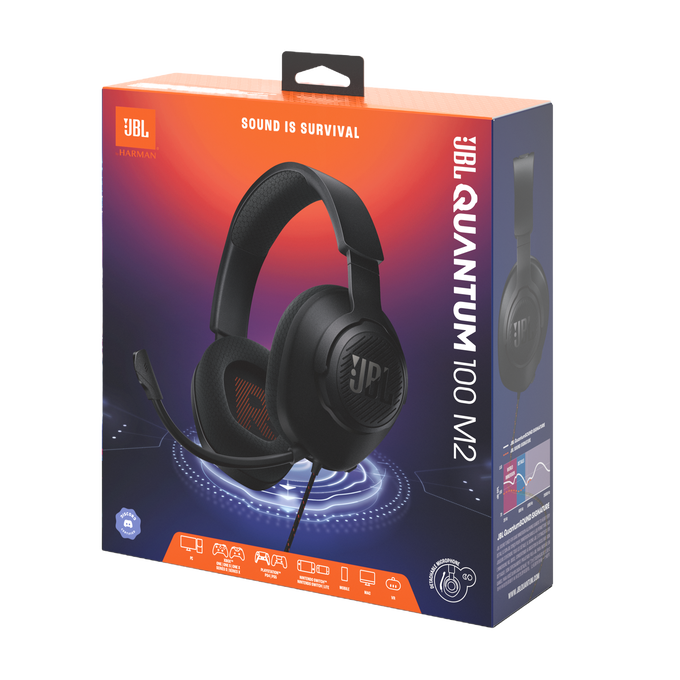 JBL Quantum 100M2 | Wired over-ear gaming headset with detachable mic ...
