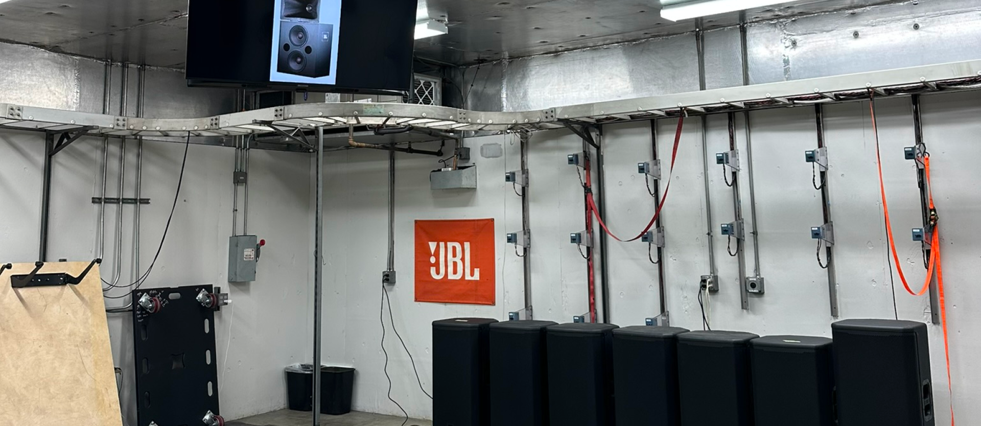 Inside the reliability testing all our pro speakers must survive